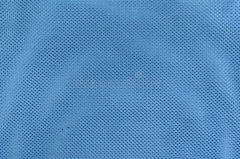 Close Up Texture Background of Blue Polyester Fabric Stock Image ...