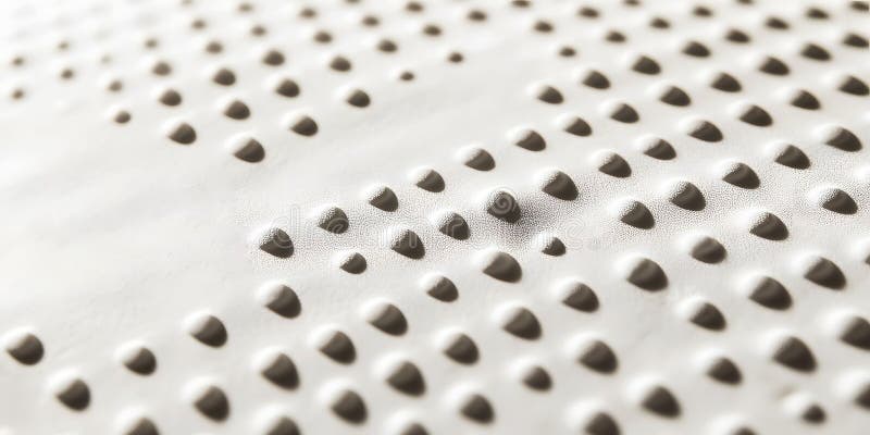 Close-up Texture of Braille Alphabet Dots Stock Illustration ...