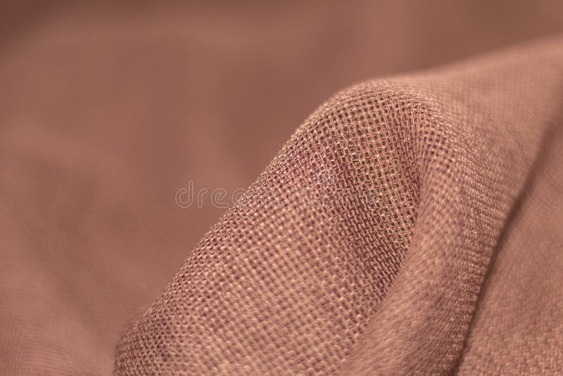 Close-up Texture, Brown Fabric, Background. Fabric Structure, Canvas ...