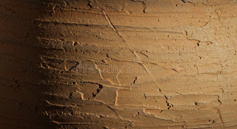 Close-up Texture of Clay Surface with Natural Patterns and Earthy Tones ...