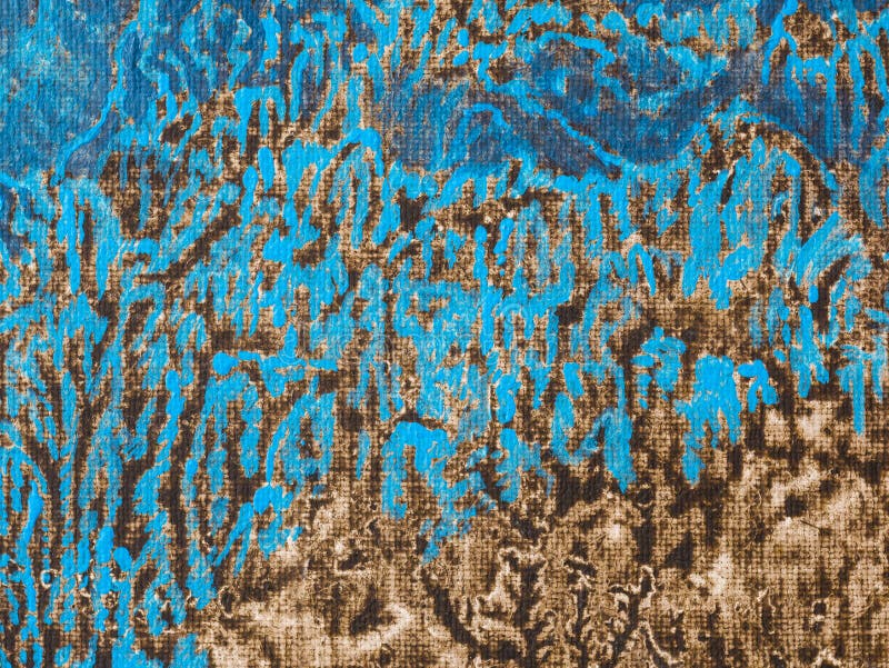 Close Up Texture and Color on Canvas Stock Photo - Image of layer ...