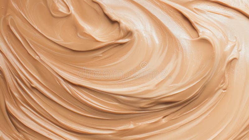 Close-up Texture of Creamy Milk Chocolate Pudding Surface for Culinary ...