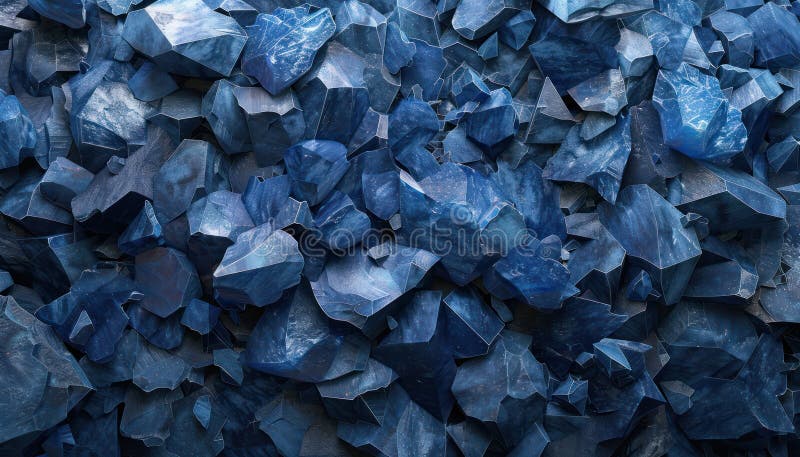 Close-up Texture of a Deep Blue Sapphire Finish on a Decorative Surface ...