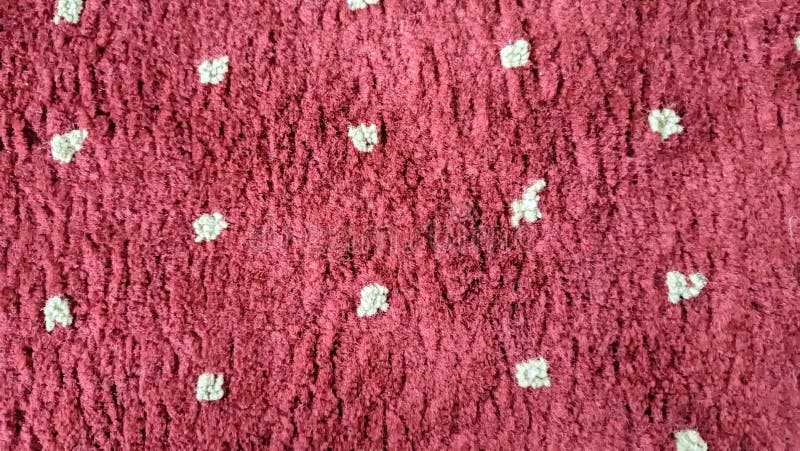 Close-up Texture of a Deep Red Carpet Stock Photo - Image of close ...