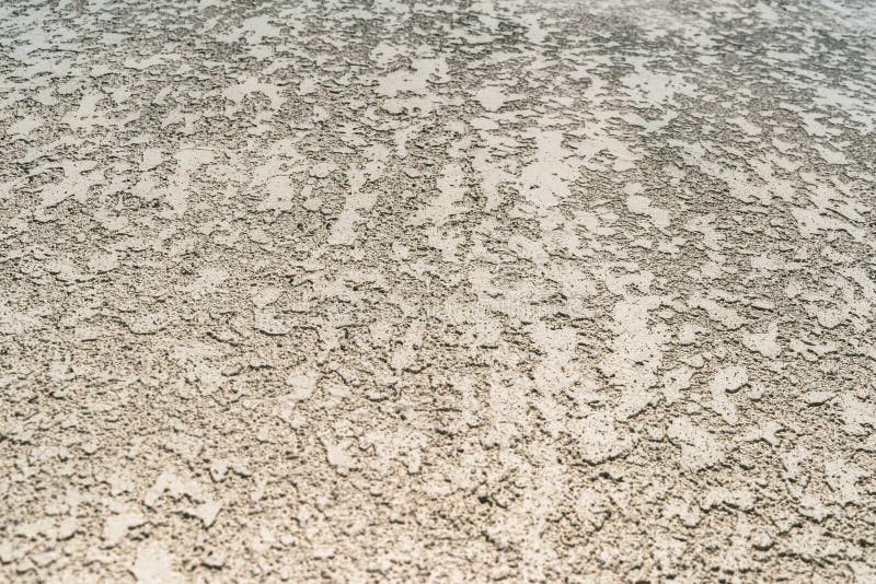 Close-up, the Texture of the Facade of Decorative Beige Plaster Stock ...