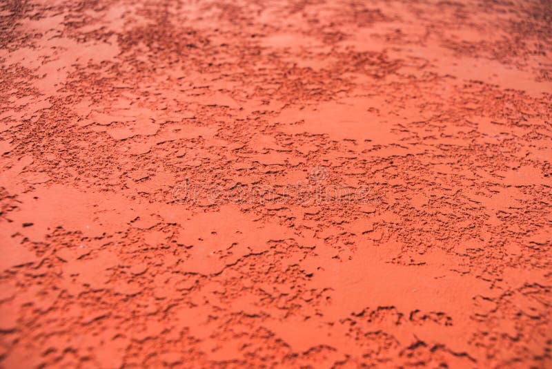 Close-up, Texture of a Facade Made of Decorative Red Plaster Stock ...