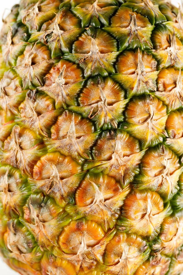Close-up Texture of Fresh Ripe Pineapple. Full Depth of Field Stock ...