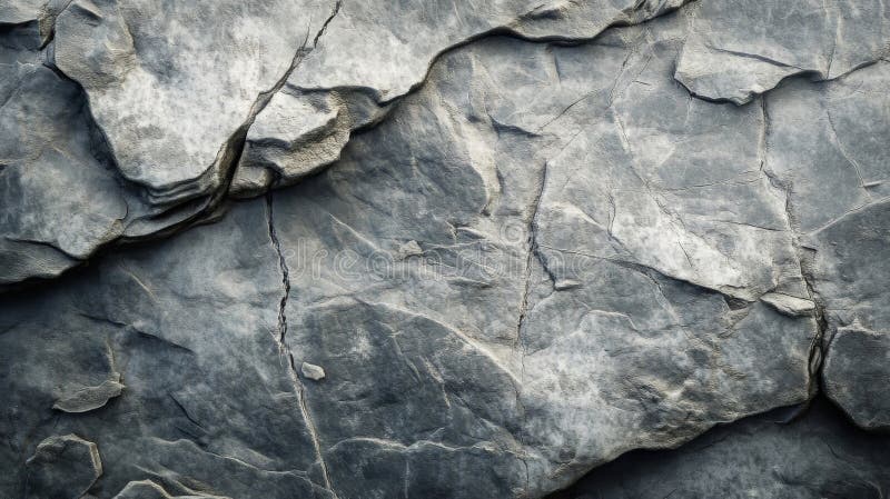 Close-up Texture of Gray Rocky Cliff Face Stock Illustration ...
