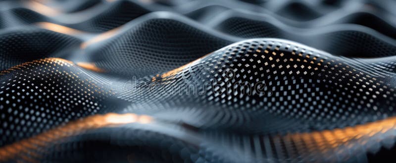 Close-up Texture of a Metamaterial, Showcasing Its Engineered ...