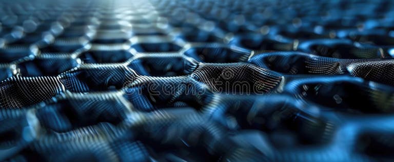 Close-up Texture of a Metamaterial, Showcasing Its Engineered ...
