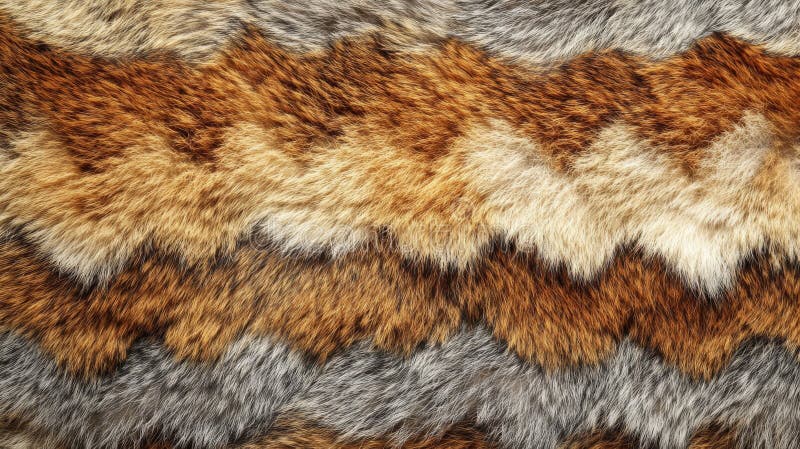 Close-up Texture of Multi-colored Fur Stock Illustration - Illustration ...