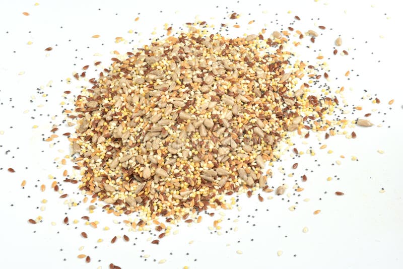 Close-Up of Multigrain Bread Background Image Stock Photo - Image of ...