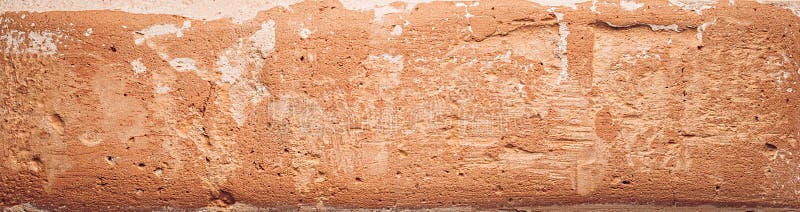 Close-up Texture of One Brick in the Wall Stock Image - Image of white ...