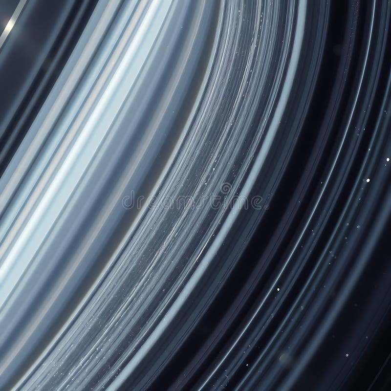 A Close Up Texture of Planetary Rings with Glittering Particles and ...