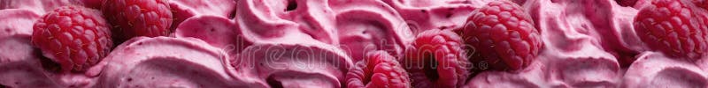 Close Up Texture of Raspberry Ripple Ice Cream. Banner. Panorama ...