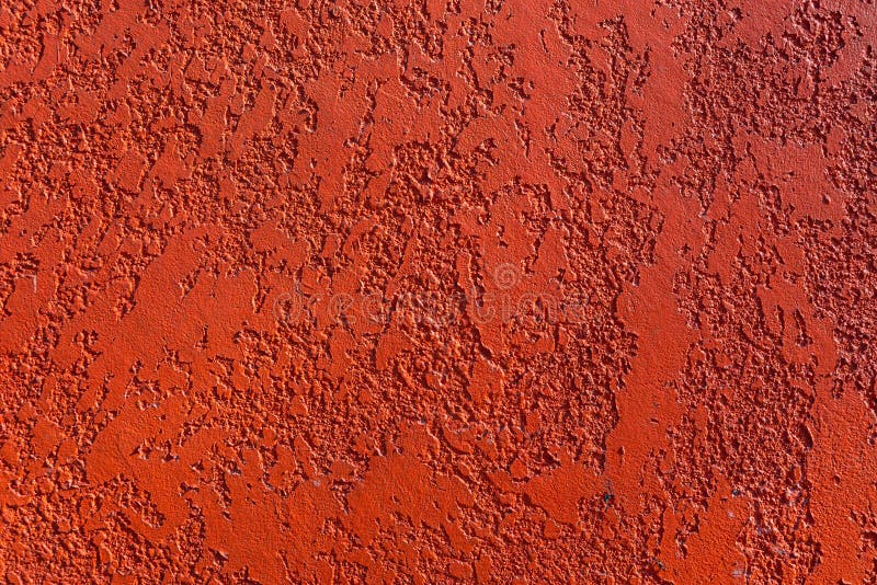 Close-up, Texture of a Red Facade Made of Decorative Plaster Stock ...