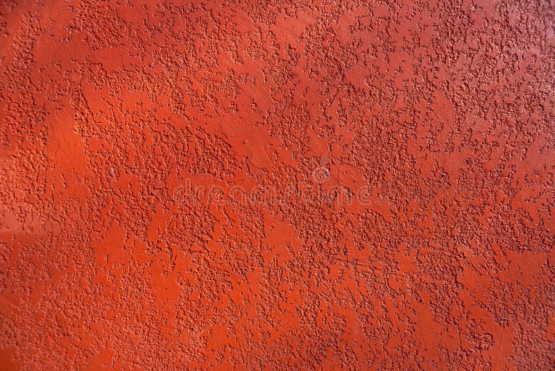 Close-up, Texture of a Red Facade Made of Decorative Plaster Stock ...