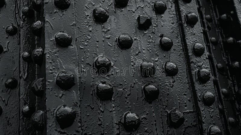 Close-up Texture of Riveted Metal Surface. Stock Photo - Image of ...