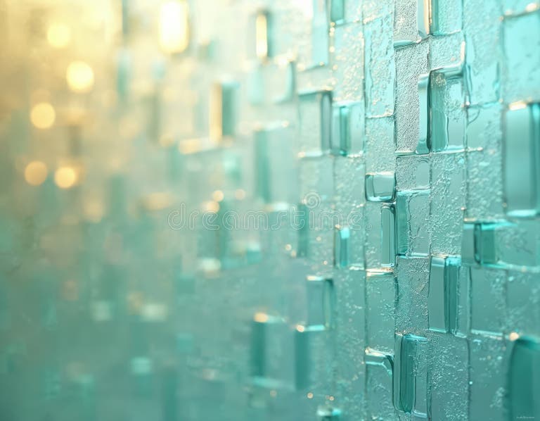 Close-up Texture of See through Light Transparent Bathroom Glass Window ...