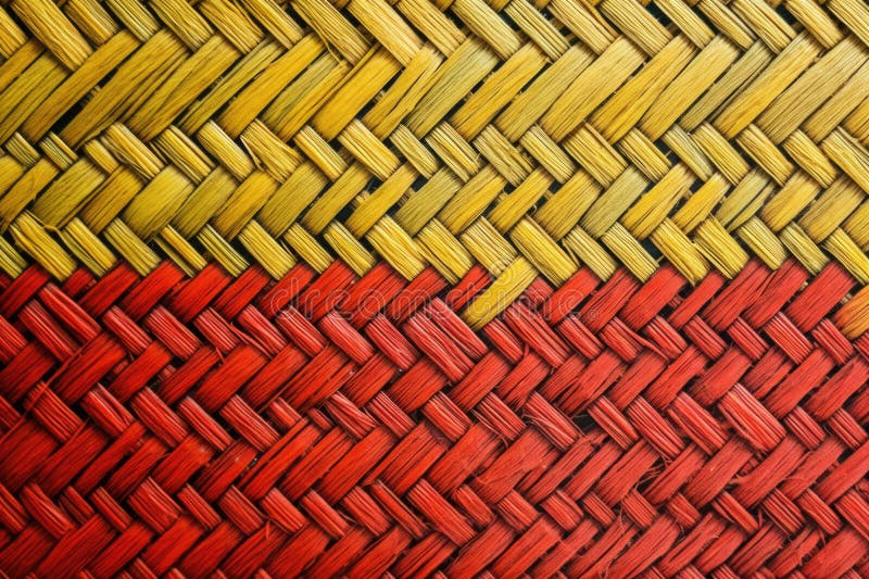 Close-up Texture Shot of a Woven Mat Mkeka Stock Illustration ...