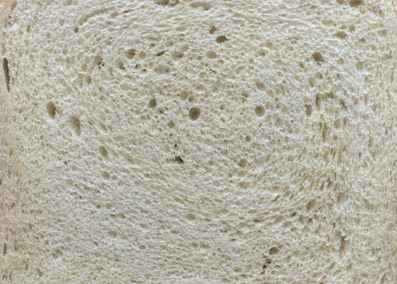 Close Up Texture of a Slice of White Bread, Background Stock Photo ...