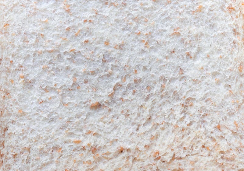 Close-up Texture of Sliced White Whole Wheat Bread Background Abstract ...