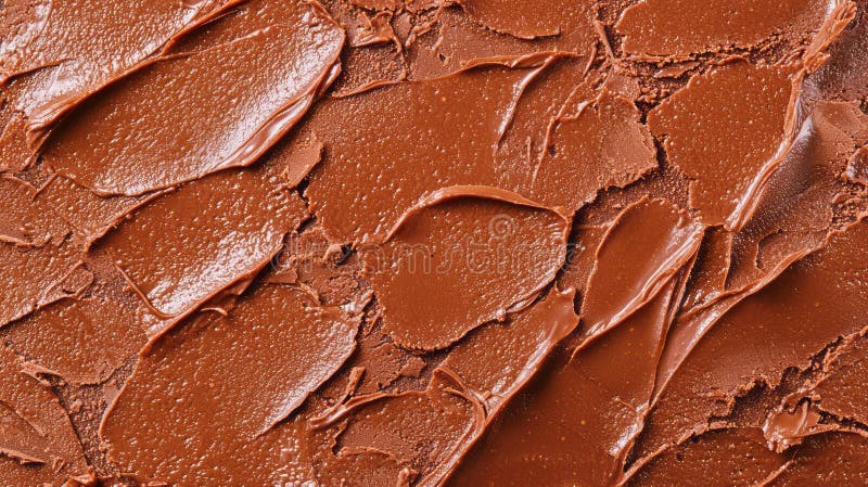 Close-up Texture of Smooth Melted Chocolate for Dessert Design Stock ...