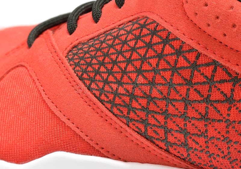Close Up Texture Sneakers of Running Shoe or Sneaker. Stock Photo ...