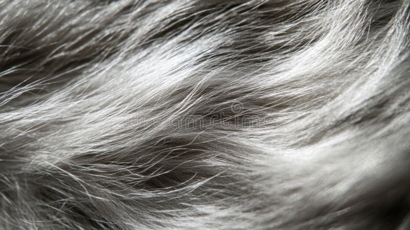 Close-up Texture of Soft White Fur Stock Illustration - Illustration of ...