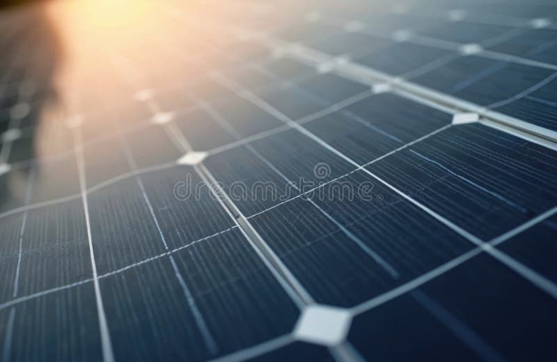 Close-up Texture of Solar Panel. Clean Eco Energy Concept. Renewable ...