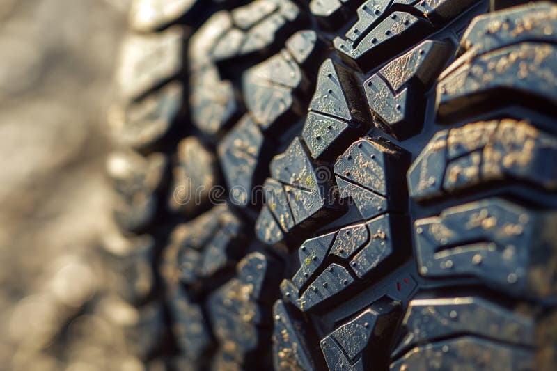 Close-up Texture of a Tire Tread Stock Image - Image of closeup ...