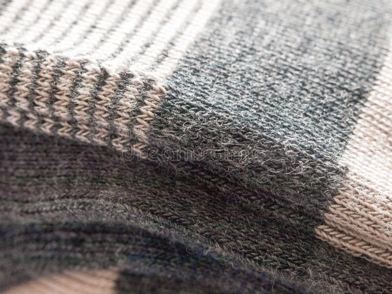 Close Up Texture of Warm Soft Socks Made of Cotton Wool Stock Photo ...