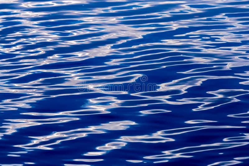 Close-up Texture Water Surface, Sensitive Shape. Blue Texture Sky ...