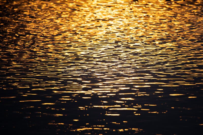 Close-up Texture Water Surface, Sensitive Shape. Reflect Light in the ...