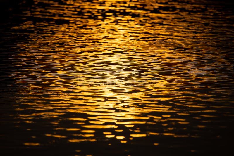 Close-up Texture Water Surface, Sensitive Shape. Reflect Light in the ...