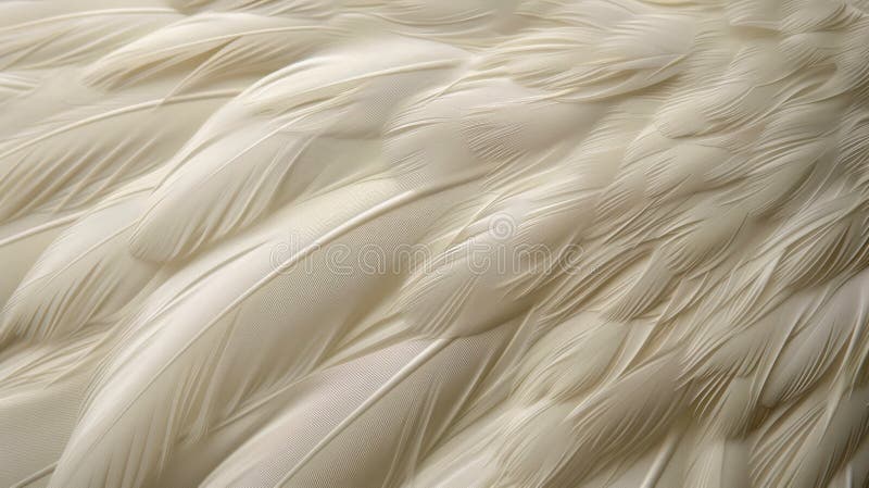 Close Up Texture of White Feathers or Fabric with Soft, Fluffy, Smooth ...