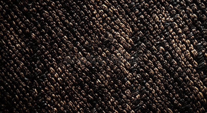 Close Up Texture of Woven Brown Fabric Stock Illustration ...