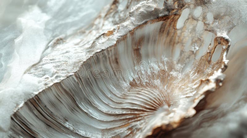 Close-up of Textured Abstract Shell Pattern with Earthy Tones and ...