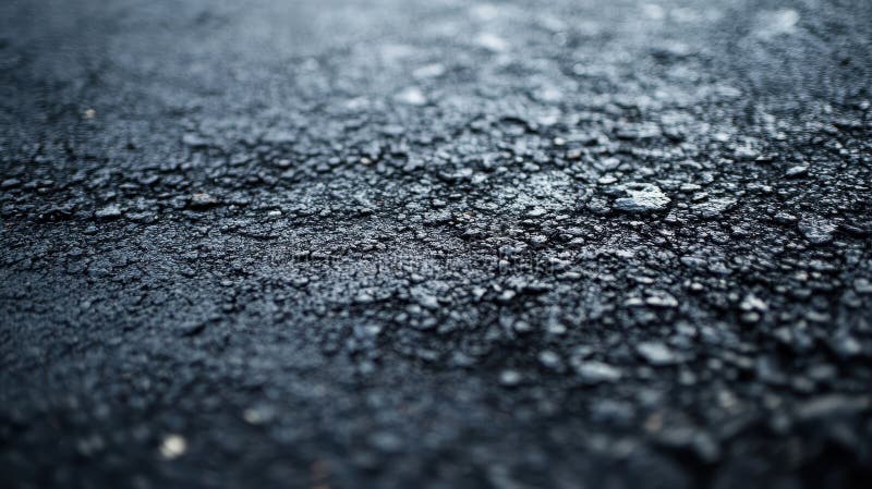 Close-up of a Textured Asphalt Surface, Showcasing Its Rough and Uneven ...