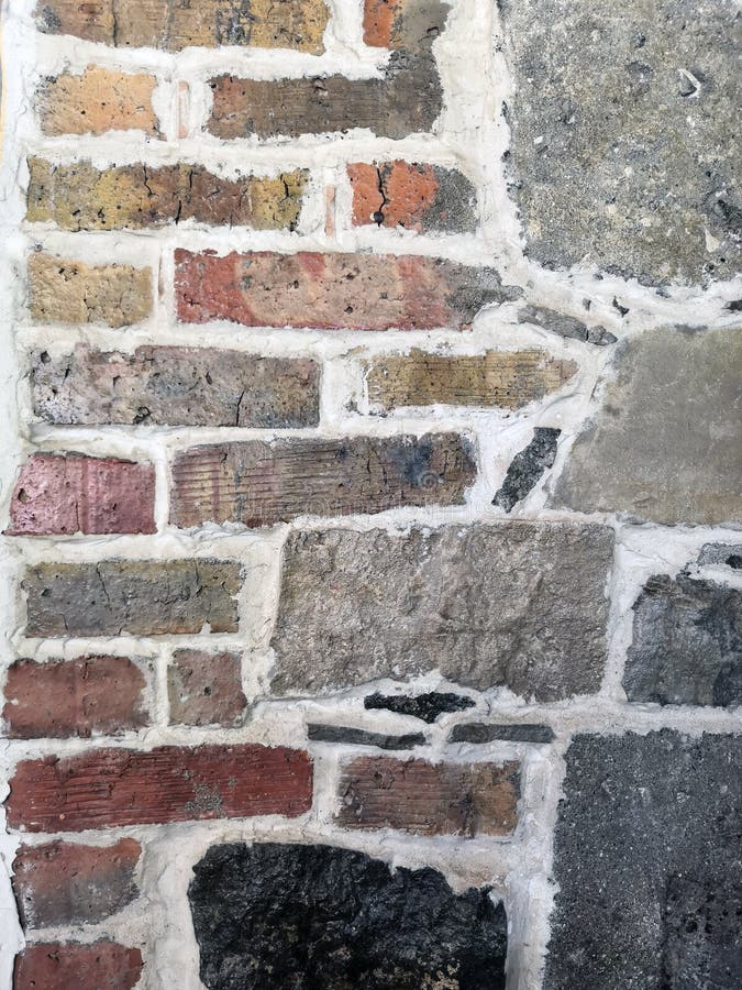 Close-up Textured Background is an Irregular Natural Stone Wall Made of ...