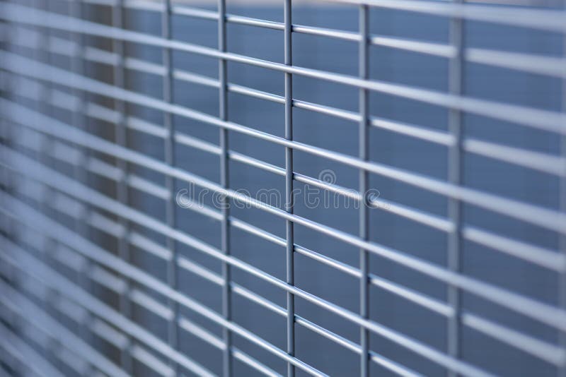Close Up Textured Background of a Metal Grating Grid Stock Image ...