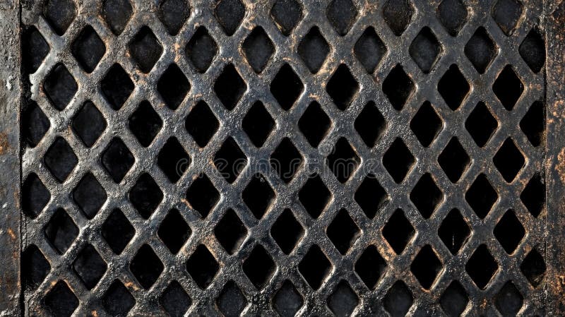 Weathered Black Metal Grate Stock Illustrations – 87 Weathered Black ...