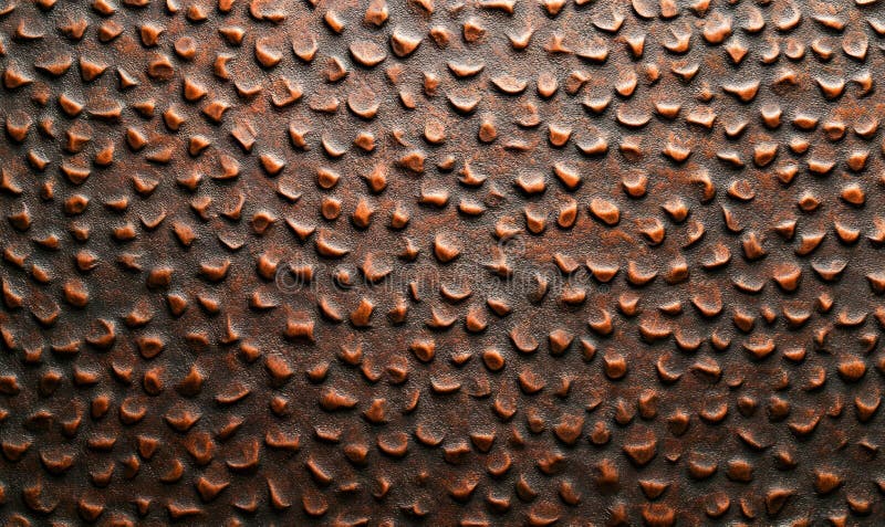 A Close-up of a Textured Copper Surface Reveals a Bumpy, Stippled ...