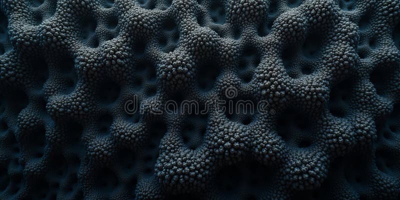 Close-Up of a Textured Coral Reef with Intricate, Wave-Like Patterns in ...