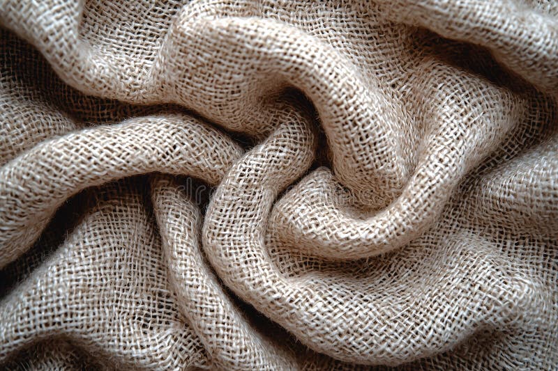 Close-up of a Textured Fabric with Focus on Interwoven Threads and ...