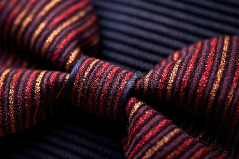 Close-up of Textured Fabric of a Tie or Bow Tie Stock Image - Image of ...