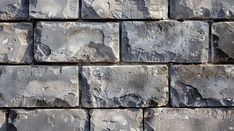 Close Up Textured Grey Block Wall Urban Setting Stock Photos - Free ...