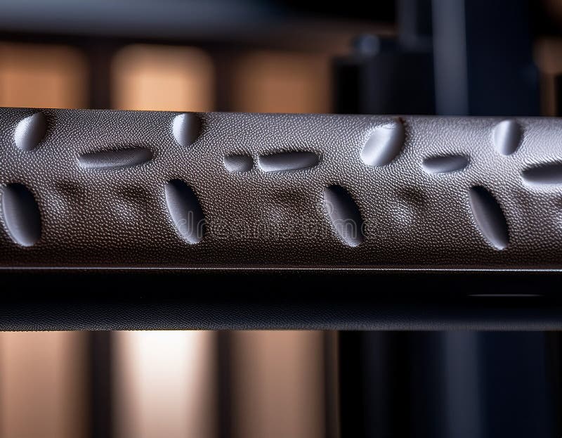 A Close-up of a Textured Grip on a Pull-up Bar Highlights the Challenge ...