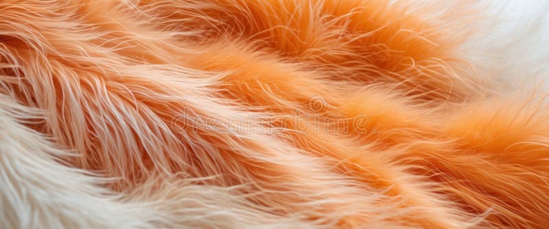 A Close Up of a Textured Orange Fur Texture Background Stock Photo ...
