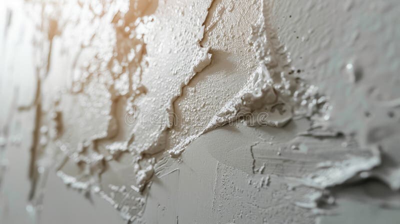 Close-up of a Textured Plaster Wall with an Abstract Pattern. Stock ...